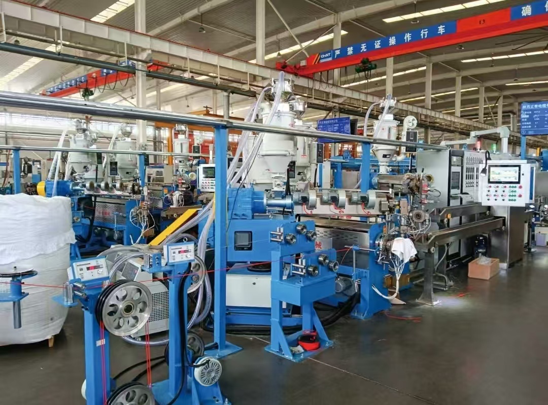 High Speed Wire Extrusion Line with Precision Control
